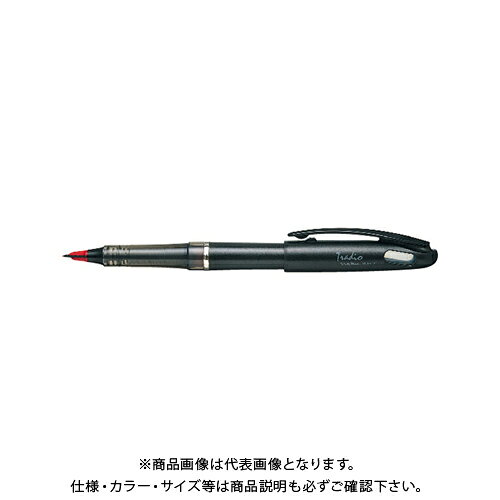 【メーカー】 ●ぺんてる 【仕様】 ●線幅：0.4〜0.7mm ●長：145mm ●インク種類：水性染料 ●GPN掲載：○CROWN オフィス図鑑 2022 Vol.52の【 461ページ 】をご参考下さい。