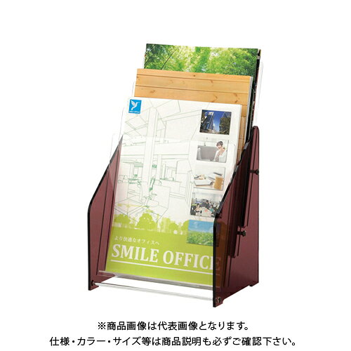 【メーカー】 ●クラウン 【仕様】 ●規格：A4判1列3段 ●外寸：幅240×奥205×高370mm ●ポケット内寸：幅220×奥25mm ●材質：アクリルCROWN オフィス図鑑 2022 Vol.52の【 725ページ 】をご参考下さい。