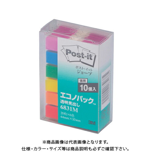 【メーカー】 ●スリーエム 【仕様】 ●1片寸法：縦44×横10mm ●1色枚数：20枚 ●材質：再生PET ●グリーン購入法：○ ●GPN掲載：○CROWN オフィス図鑑 2022 Vol.52の【 323ページ 】をご参考下さい。