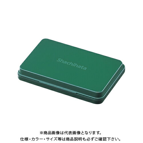 【メーカー】 ●シヤチハタ 【仕様】 ●盤面サイズ：縦56×横90mm ●乾燥時間：約3秒 ●インキ種類：油性顔料 ●用途：普通紙、PPC用紙用 ●材質：本体=再生ABS、枠=再生PBT ●エコマーク：○ ●グリーン購入法：○ ●GPN掲載...