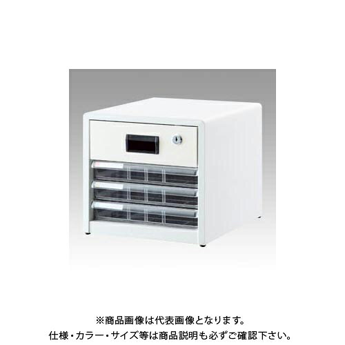 【メーカー】 ●ナカバヤシ 【仕様】 ●規格：深型1段+浅型3段 ●外寸：幅277×奥336×高263mm ●重量：3kg ●引出内寸：浅型=幅233×奥307×高36mm、深型=幅241×奥332×高82mm ●材質：本体=スチール、引出...