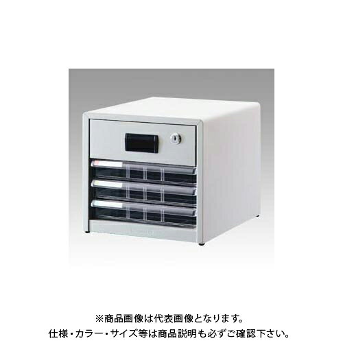【メーカー】 ●ナカバヤシ 【仕様】 ●規格：深型1段+浅型3段 ●外寸：幅277×奥336×高263mm ●重量：3kg ●引出内寸：浅型=幅233×奥307×高36mm、深型=幅241×奥332×高82mm ●材質：本体=スチール、引出...