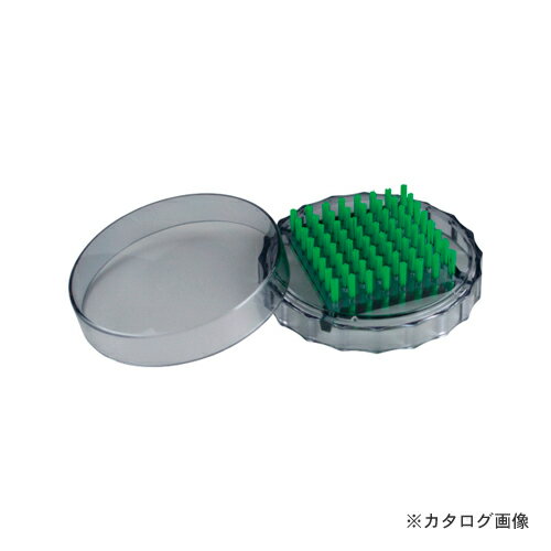【メーカー】 ●サンビー 【仕様】 ●外寸：径55×高15mm ●ブラシ寸法：縦31×横31mm ●材質：ナイロンCROWN オフィス図鑑 2022 Vol.52の【 360ページ 】をご参考下さい。