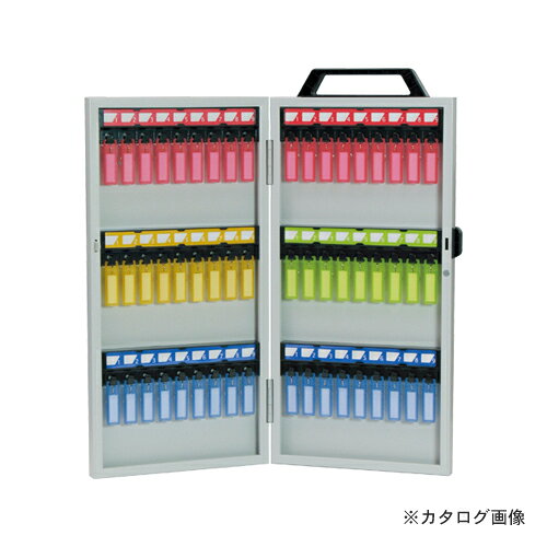 【メーカー】 ●ソニック 【仕様】 ●収容数：54個吊 ●外寸：幅291×奥58×高599mm ●キーホルダー窓枠寸法：縦40×横12mm ●材質：本体=スチール/ABS、キーホルダー=PP/スチール ●キーホルダー(54個)、取り付け穴、...