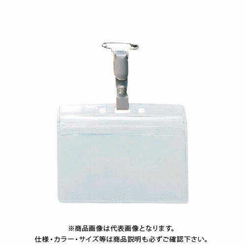 【メーカー】●西敬【仕様】●収容寸法：縦70×横100mm●外寸：縦90×横110mm●材質：ケース=再生ソフトPP、クリップ部=ABS/POM●グリーン購入法：○CROWN オフィス図鑑 2022 Vol.52の【 298ページ 】をご参...