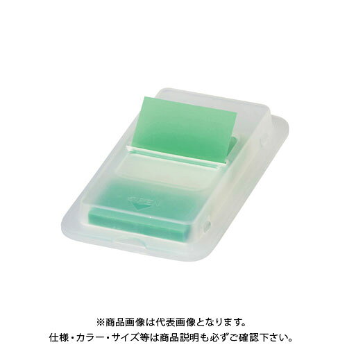 【メーカー】 ●スリーエム 【仕様】 ●1片寸法：縦44×横25mm ●1個枚数：50枚 ●材質：ふせん=再生PET、ディスペンサー=再生プラスチック ●エコマーク：○ ●グリーン購入法：○ ●GPN掲載：○CROWN オフィス図鑑 202...