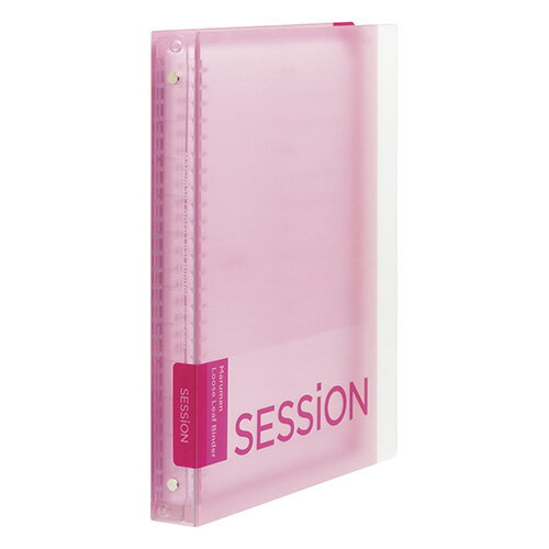 【メーカー】●マルマン【仕様】●外寸：縦276×横218mm●背幅：29mm●リング内径：16mm●穴数：26穴●適正収容：120枚●材質：表紙=PP、リング=ABS●ルーズリーフ5枚、スマートレビュールーズリーフ5枚、クリアポケット、Wイ...