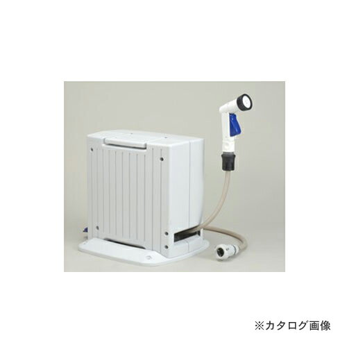 【メーカー名】 ●（株）グリーンライフ 【特徴】 ●踏むだけでらくらく巻ける自動巻ホース ●女性でも簡単に巻取りが可能。リール！ ●ノズルは、はさめるひっかけノズル付きです。 ●モダンなデザイン性でコンパクトに収納ができます。 【仕様】 ●...