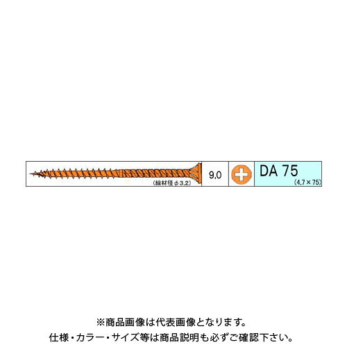【メーカー名】 ●(株)ダンドリビス 【特長】 ●硬木に最適！造作に抜群の威力 【仕様】 ●ねじの呼び(M)：4.7 ●長さ：75 ●釘頭部径：9mm ●線材径：φ3.2 ●材質：鉄鋼線、クロメート
