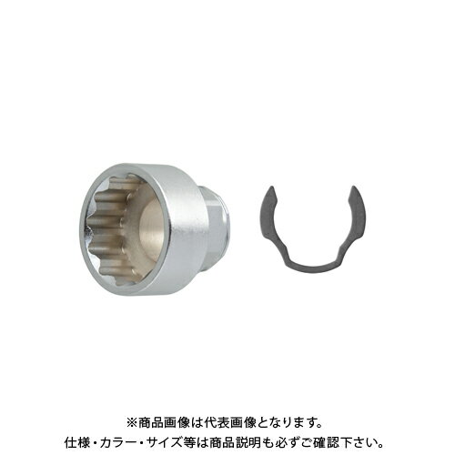 【メーカー】 ●(株)兼古製作所 【特長】 ●オフセットアダプター用ソケット ●対辺22mmボルト・ナット対応 【仕様】 ●サイズ(刃先×全長)：21×25 ●RoHS2対応：○ 【セット内容】 ●H22mmソケット ●Cリング(1ヶ) 【...