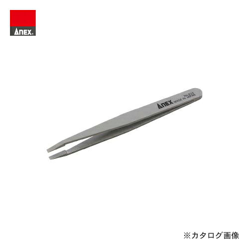 【メーカー】 ●（株）兼古製作所 【特長】 ●非磁性・絶縁性・耐薬品性・耐熱性に優れています。 ●ナイロン66ガラス強化繊維。 【仕様】 ●幅(mm)：9 ●全長(mm)：120 【関連商品】 アネックス ANEX ピンセット プラスチック...