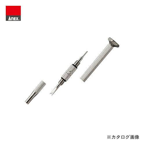 【メーカー】 ●（株）兼古製作所 【特長】 ●バネ棒調整に最適な形状 【仕様】 ●Y型×ピン型Φ0.8 【関連商品】 アネックス ANEX 精密ヘクスローブドライバー No.87 アネックス ANEX 精密ピンバイス 細軸貫通105mm N...