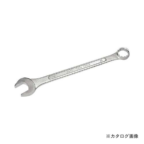 【メーカー】 ●旭金属工業（株） 【特長】 ●口径寸法が同じスパナとめがねレンチを一体化し、スパナは早回しに、めがねレンチは本締め作業に適します。 ●めがね柄部の曲がり角度12°です。 ●材質は、S53Cです。 【用途】 ●ボルト・ナットの...