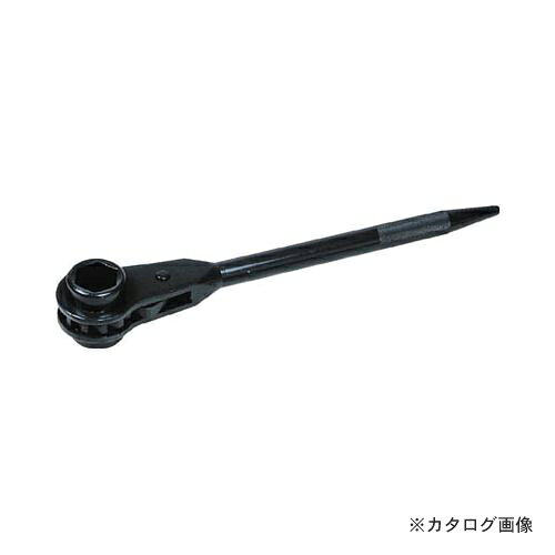 【メーカー】 ●旭金属工業（株） 【特長】 ●正逆切り替えなしです。 ●片爪タイプです。 【用途】 ●工場関係、機械、水道工事、鉄道等、強力な締め付け作業に適します。 【仕様】 ●対辺寸法(mm):24 ●厚み(mm):48 ●全長(mm)...