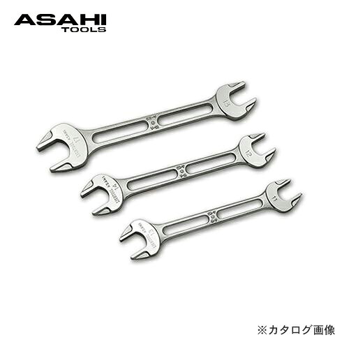 【メーカー】 ●旭金属工業（株） 【仕様】 ●JIS S級 ●全長(mm):195 ●板厚(mm):7.5 ●対辺寸法(mm):19×21 ●質量(g):151 ●材質:クロムバナジウム鋼 ●表面処理:ニッケルクロムメッキ 【関連商品】 旭...