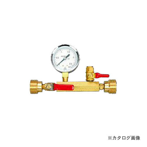 【メーカー名】 ●アックスブレーン（株） 【用途】 ●戸建住宅の水圧検査・集合住宅の水圧試験に 【特長】 ●各地水道局の型式に対応できます ●真鍮製で錆の心配がありません。 ●バルブを2ヶ所にセット。より完璧な配管耐圧テストができる構造です...