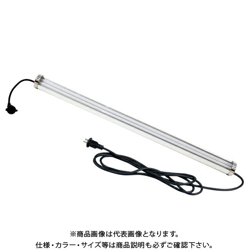 【メーカー名】 ●ジェフコム（株） 【特長】 ●自然な明るさの5000Kの白色LEDが2列に配置されて、全光束4800lm ●両端に防雨型のプラグとソケットを付けた連結タイプ ・最大14本を連結可能 ●付属金具で壁面などに固定・吊り下げ使用...