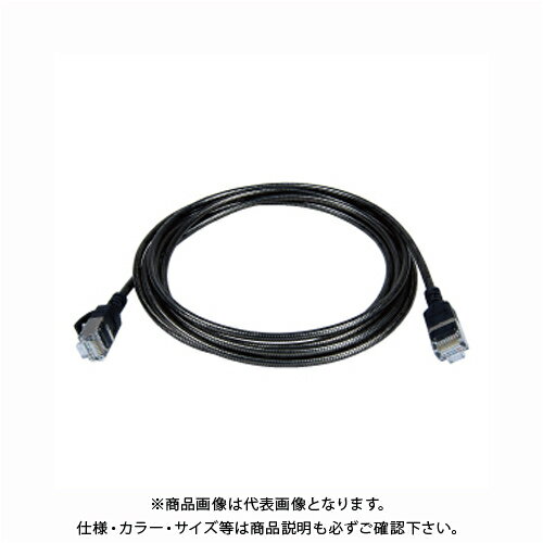 【メーカー名】 ●ジェフコム（株） 【特長】 ●ステンレス製外装付で丈夫!衝撃や圧縮に強い！ネズミやペットのかじりから保護 【仕様】 ●外径φ3.8mmの細径LANケーブル ●長さ：2m 【関連商品】 デンサン DENSAN 外装付ネットワ...