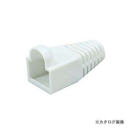 【メーカー】 ●ジェフコム（株） 【仕様】 ●プラグタイプ：8P ●適合ケーブル径：φ6.5mmまで ●ケーブルの識別に便利 ●色：白 ●入数：30個 【関連商品】 デンサン DENSAN カテゴリー6 ネットワークシールド付パッチケーブル...