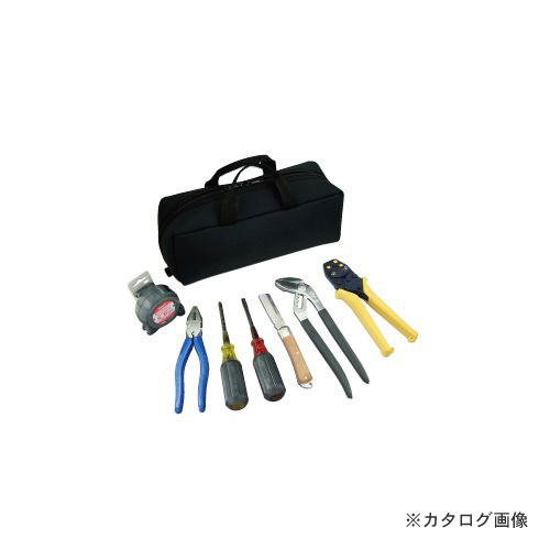 【メーカー】 ●ジェフコム（株） 【特長】 ●コンパクトで使いやすいソフトな新型キャリングケース付 【仕様】 ●サイズ：幅280×奥行100×高さ100mm ●質量：約1.8kg 【セット内容】 ●電工プロペンチ JP-175 ●ミニ圧着工...