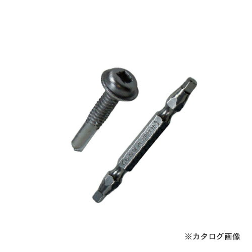【メーカー名】 ●ジェフコム（株） 【特徴】 ●ステンレスタイプ ●厚鉄板用ネジ ●頭飛防止機能搭載 ●No.3 四角ビット専用 下穴不要 ●適用板厚：2.3~9.0mm 【用途】 ●鉄板、H鋼、アングル、Cチャン等(焼きなし) 【仕様】 ...
