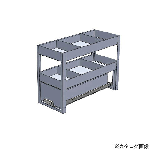 【メーカー名】 ●ジェフコム（株） 【仕様】 ●サイズ：幅330×奥行780×高さ560mm ●質量：25kg ●引出し収納スペース(内寸)：幅210×奥行655×高さ175mm ●仕切板(着脱可能)取付ピッチ：50mm ●仕切板間：48m...