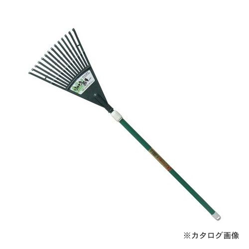 【メーカー】 ●コンパル 【特長】 ●スリムで狭い隙間の掻き集めなどに。 ●113〜178cmまでの伸縮式。 ●芝生、刈草、落葉の掻き集めに。 ●伸ばして縮めて手の入らない隙間にも。 ●錆びず、腐らず、丈夫なプラ製くまで。 【仕様】 ●爪数...