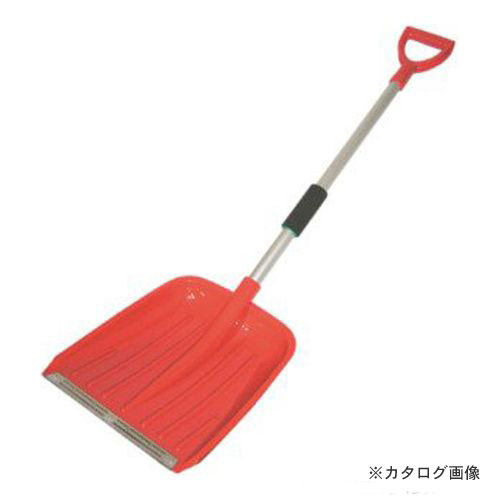 【メーカー】 ●コンパル 【特長】 ●少し大きい皿を使用し除雪作業もラークラク。 【仕様】 ●Lサイズ ●皿サイズ：幅34.8cm ●先端：先金補強付き ●柄：ソフトグリップ付き 【材質・仕上げ】 ●皿：ポリエチレン他：ステンレス鋼、アルミ...