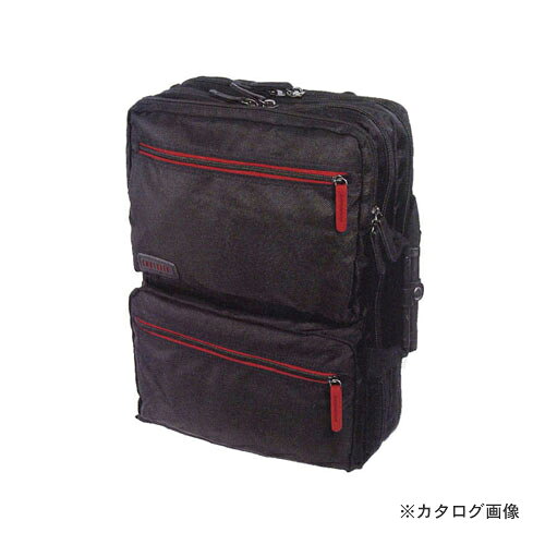 【メーカー】 ●(株)エンジニア 【特徴】 ●機能と収納性にこだわったENGINEERのカバン。 ●豊富な収納スペースと4つの持ち方で、どんなシチュエーションにも対応。 【用途】 ●各種工具の収納、携帯に。 【仕様】 ●色:ブラック ●幅(...