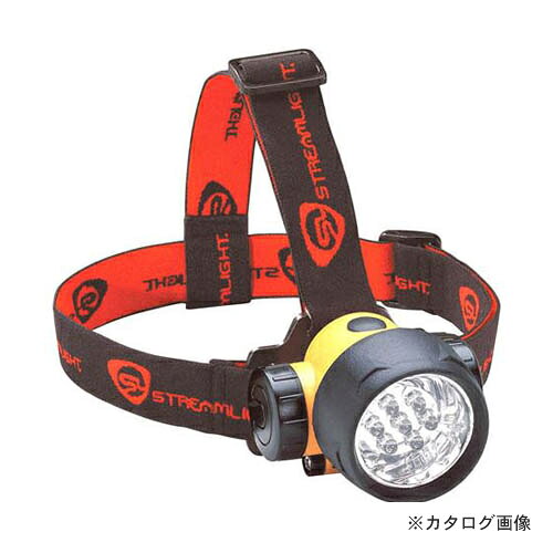 【メーカー】 ●STREAMLIGHT 【特長】 ●高輝度LEDを7灯装備。明るさは3段階に調節可能。（1灯・3灯・7灯） ●連続使用時間：約4時間（7LEDモード）、約8.5時間（3LEDモード）、約30時間（1LEDモード） ●ヘルメッ...