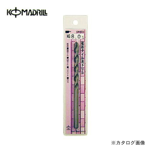 【メーカー】 ●（株）コマドリル 【特長】 ●外装磁器タイル、カワラなどがヒビ割れにくく円径な穴あけができ切削スピードも早い。 ●回転専用に付き振動ドリルで穴あけをしないで下さい。(振動を加えるとタイルがひび割れし刃先を破損する恐れがありま...