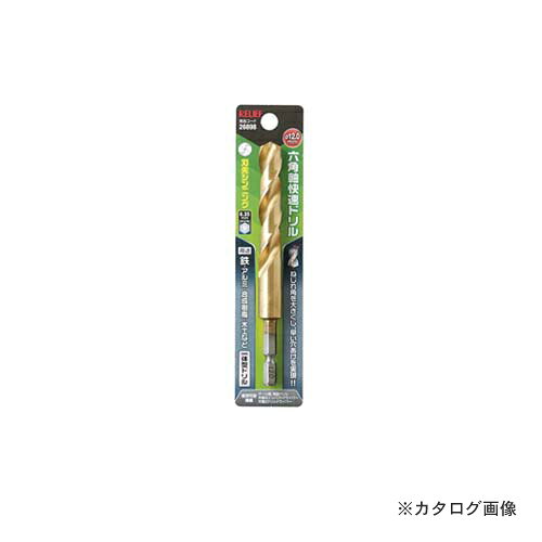 【メーカー】 ●イチネンMTMツール事業部(ミツトモ) 【特徴】 ●六角軸6.35mm,ねじれ角度を大きくし、早く穴あけをすることができます。 ●鉄・アルミ・合成樹脂・木工などに。 ● シンニング加工により、素材への食いつきが良く、正確な穴...