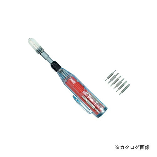 【メーカー】 ●イチネンMTMツール事業部(ミツトモ) 【特長】 ●指に馴染みやすいグリップ形状 ●伸縮自在のエクステンションバーで狭い所にも対応 ●最大伸長58mmまで伸縮自在 ●ビットはグリップ内に収納でき、ビットの取り出しは、ビットカ...