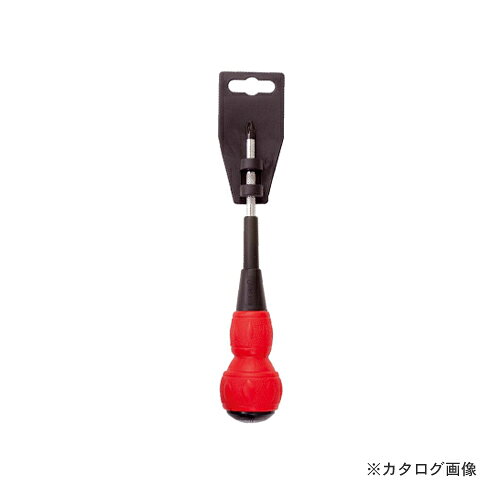 【メーカー】 ●イチネンMTMツール事業部(ミツトモ) 【特長】 ●ネジ締めに強力な電工グリップ ●マグネット付きブラックポイント仕上げ 【仕様】 ●サイズ：(＋)No.2×100mm