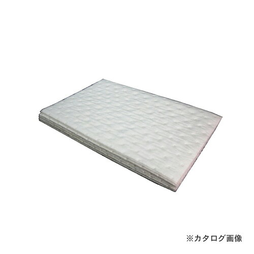 【メーカー】 ●イチネンMTMツール事業部(ミツトモ) 【特長】 ●中央のミシン目で簡単にカットできムダなく使用可能 ●1枚で約480mlの油を吸収 ●誤ってこぼしてしまった時の吸収材に ●自動車やバイクの整備中のパーツの下敷きに ●オイル...