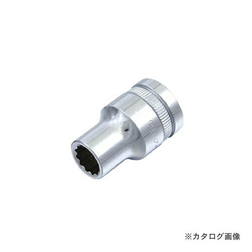 【メーカー名】 ●スエカゲツール(株) 【特長】 ●ボルトナットの角を傷つけにくい面接触タイプです。 【仕様】 ●サイズ：12mm ●差込角：12.7mm ●全長：36mm ●重量：48g