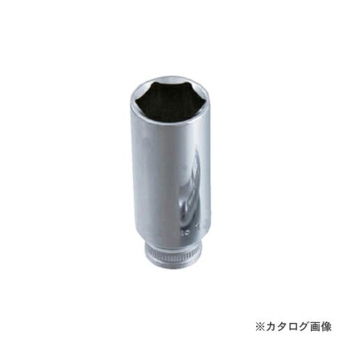 【メーカー名】 ●スエカゲツール(株) 【特長】 ●ボルトナットの角を傷つけにくい面接触タイプです。 ●奥深いボルト、ナットの脱着が可能。 ●ボルトが長い場合の作業にも便利です。 【仕様】 ●サイズ：13mm ●差込角：9.5mm ●全長：...