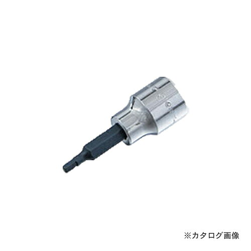 【メーカー名】 ●スエカゲツール(株) 【特長】 ●込角9.5ミリのラチェットハンドルやフレックスハンドルと組み合わせて使用します。 ●六角穴付きボルトやナットの締め付け作業に。 【仕様】 ●サイズ：6mm ●差込角：9.5mm ●ビットの...