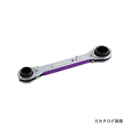 【メーカー名】 ●スエカゲツール(株) 【特長】 ●1本で4サイズをカバー、実用性と経済性を両立しています。 ●球状ギアで自由な角度での作業が可能です。 ●狭い場所でも作業性に優れています。 ●首振り角は15度で本締め作業ができます。 ●安...