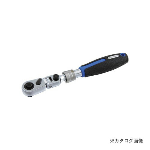 【メーカー名】 ●スエカゲツール(株) 【特長】 ●ヘッド部分のフレックス機構は、180度首振りOKです。 ●12段階15度の角度調整でロックできます。 ●歯数72枚、送り角5度で小気味よく回転し作業性に優れています。 ●本体は伸縮式で伸ば...