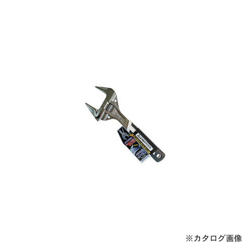 【メーカー名】 ●(株)三共コーポレーション 【特長】 ●強度はJIS.H級クリア ●手に優しいグリップ付 ●工具落下防止用 安全ロープ用穴付 ●今までになかった超ワイドな口開き！ 【仕様】 ●呼び：200mm ●最大開口：38mm ●全長...