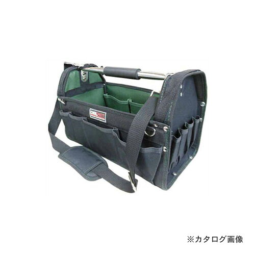 【メーカー名】 ●(株)三共コーポレーション 【特長】 ●機能性抜群な収納ポケット ●長尺物など収納 ●肩掛けショルダー付き ●サイドには便利なコンベックスホルダー付き ●水弾きの良い撥水加工生地を使用 【仕様】 ●サイズ：H250×W42...