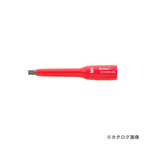 【メーカー名】 ●STAHLWILLE 【特長】 ●1000V絶縁トライスクエアビットソケット。 【仕様】 ●差込角("SQ)：3/8 ●サイズ：M8