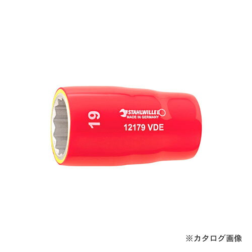 【メーカー名】 ●STAHLWILLE 【特長】 ●1000V絶縁ソケット。 【仕様】 ●差込角("SQ)：1/2 ●サイズ(mm)：19