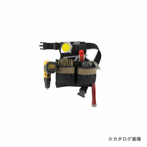 【メーカー名】 ●KUNY'S 【特長】 ●5つのポケット(大x4、メジャー用x1）。 ●つけ外し簡単な50mm幅ベルト。 【仕様】 ●材質：ポリエステル ●ウエストサイズ(cm)：75-115 ●重量(g)：680 ●サイズ(mm)：28...