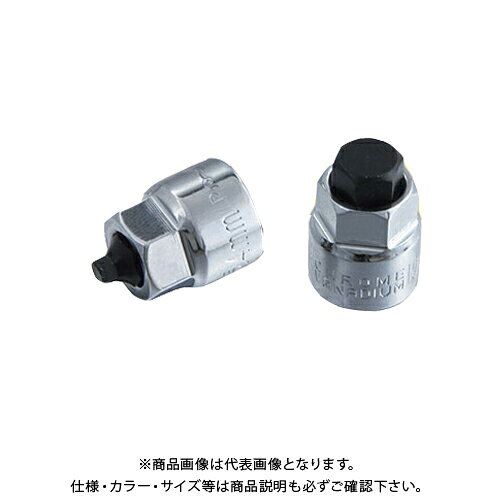 【メーカー名】 ●スエカゲツール(株) 【特長】 ●狭い場所でも使い勝手に優れるスタビータイプのヘックスビットソケット ●ラチェットハンドルに接続してスピーディーに六角穴付きボルトの締め緩め作業ができます 【仕様】 ●差込角：9.5mm ●...