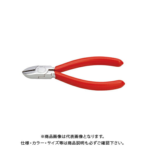 【メーカー】 ●KNIPEX社 【特長】 ●軟線・硬線・ピアノ線及び細い銅線も精密に切断することができます。 ●入念な焼入れ処理が施された刃の硬度は約HRC63。 ●ジョイント部は2枚合わせでスムーズに可動します。 ●鍛造により大変頑丈です...