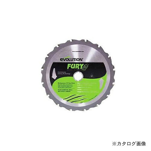 【メーカー】 ●Evolution Power Tools Ltd 【仕様】 ●適合材料：鉄・アルミ・木材・プラスチック ●対応機種：FURY1 ●サイズ：190mm ●RPM：3900 ●中穴：20mm ●刃数：16 【関連商品】 エボリ...