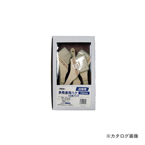 【メーカー名】 ●アサヒペン 【特長】 ●軽く滑らかに塗れ効率がアップ。お得な10本パック 【仕様】 ●商品幅(mm)/160 ●商品奥行き(mm)/70 ●商品高さ(mm)/280 ●商品重量(g)/474