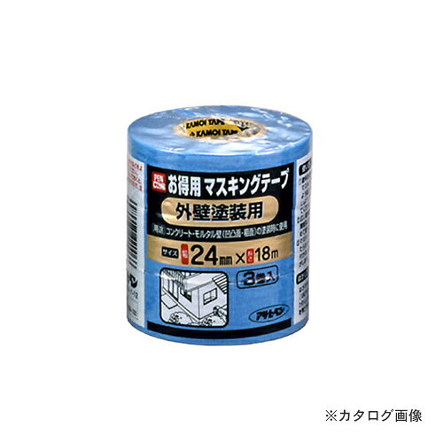 【メーカー名】 ●アサヒペン 【特長】 ●1巻の単価が割安なお買得タイプ。1巻の単価が割安なお買得タイプ 【仕様】 ●色名/外壁塗装用 ●商品幅(mm)/60 ●商品奥行き(mm)/60 ●商品高さ(mm)/80 ●商品重量(g)/115 ...